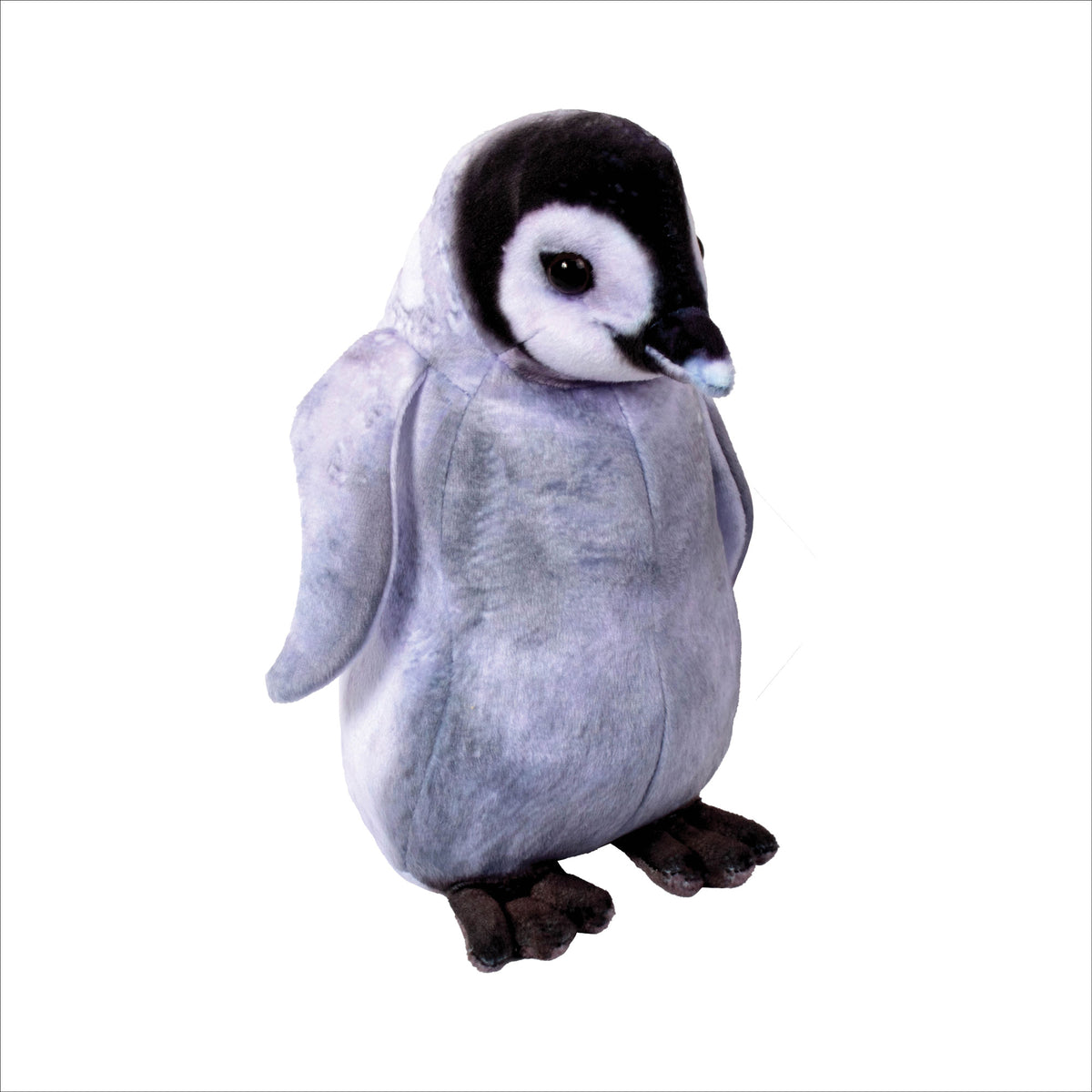 Real Planet™ Gray Penguin Chick Realistic Plush Stuffed Animal – Real ...