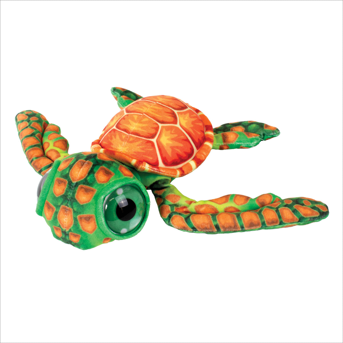 Real Planet™ Light Green Big Eye Turtle Realistic Plush Stuffed Animal ...