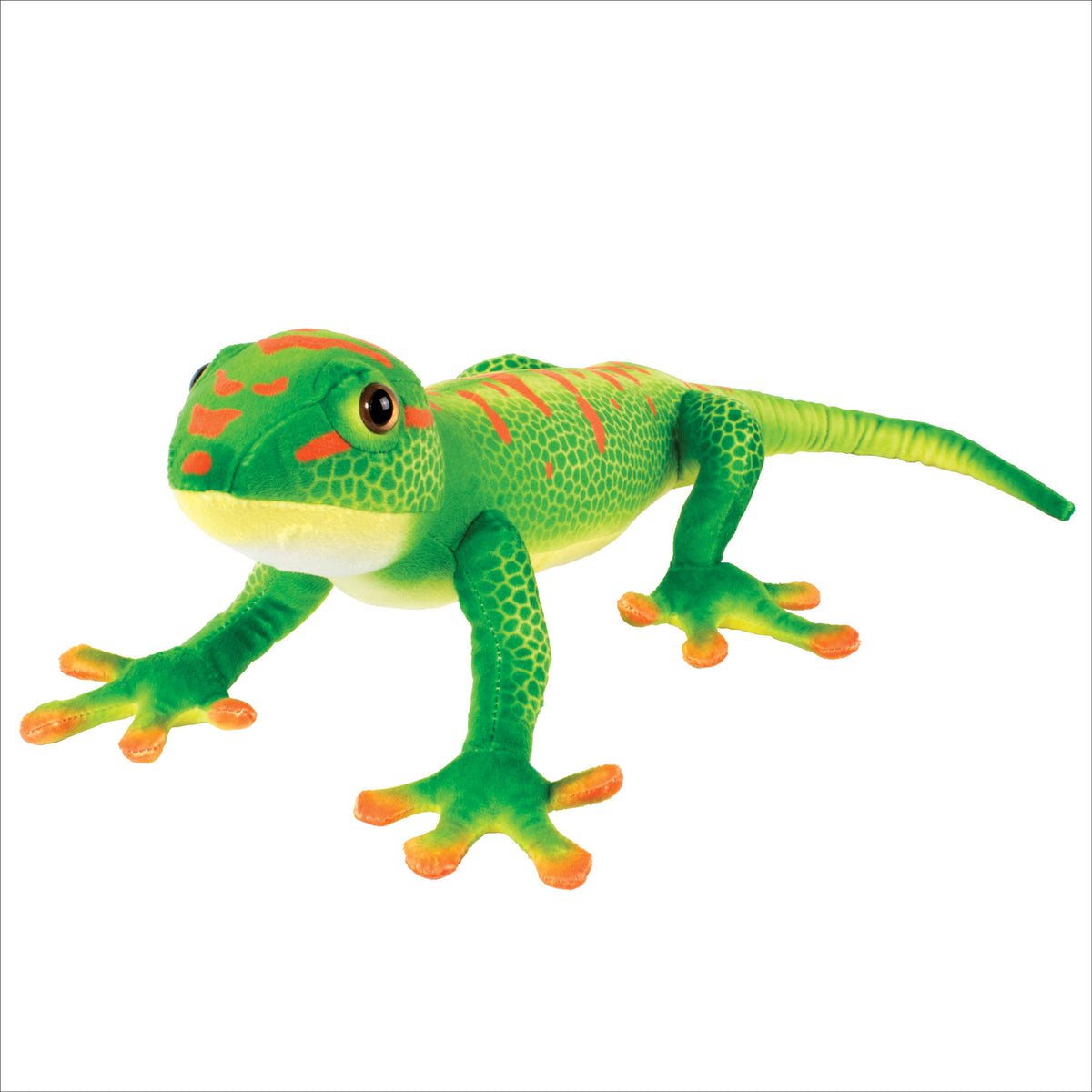 Real Planet™ Green Gecko Realistic Plush Stuffed Animal – Real Planet™ Toys