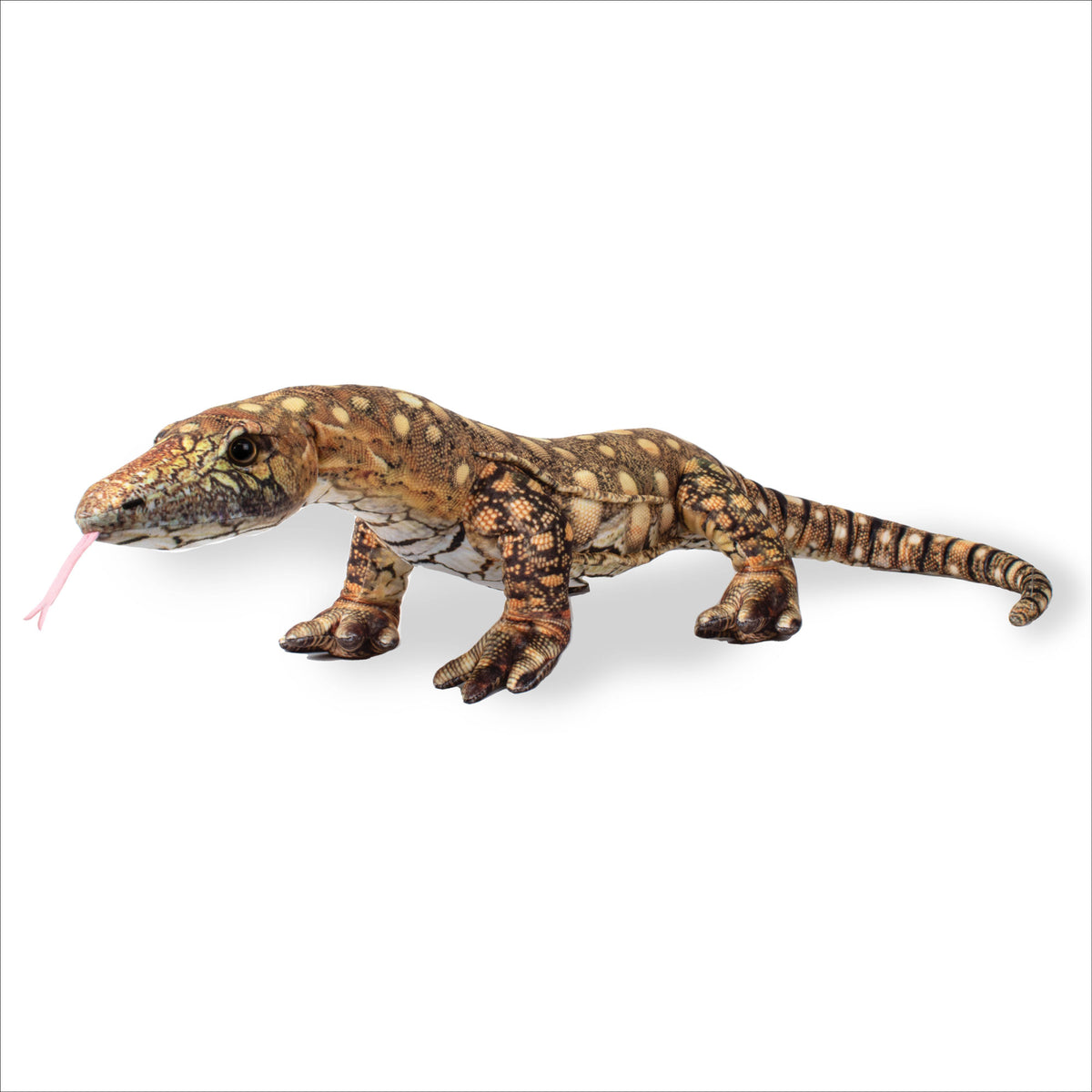 Real Planet™ Brown Goanna Komodo Dragon Realistic Plush Stuffed Animal ...