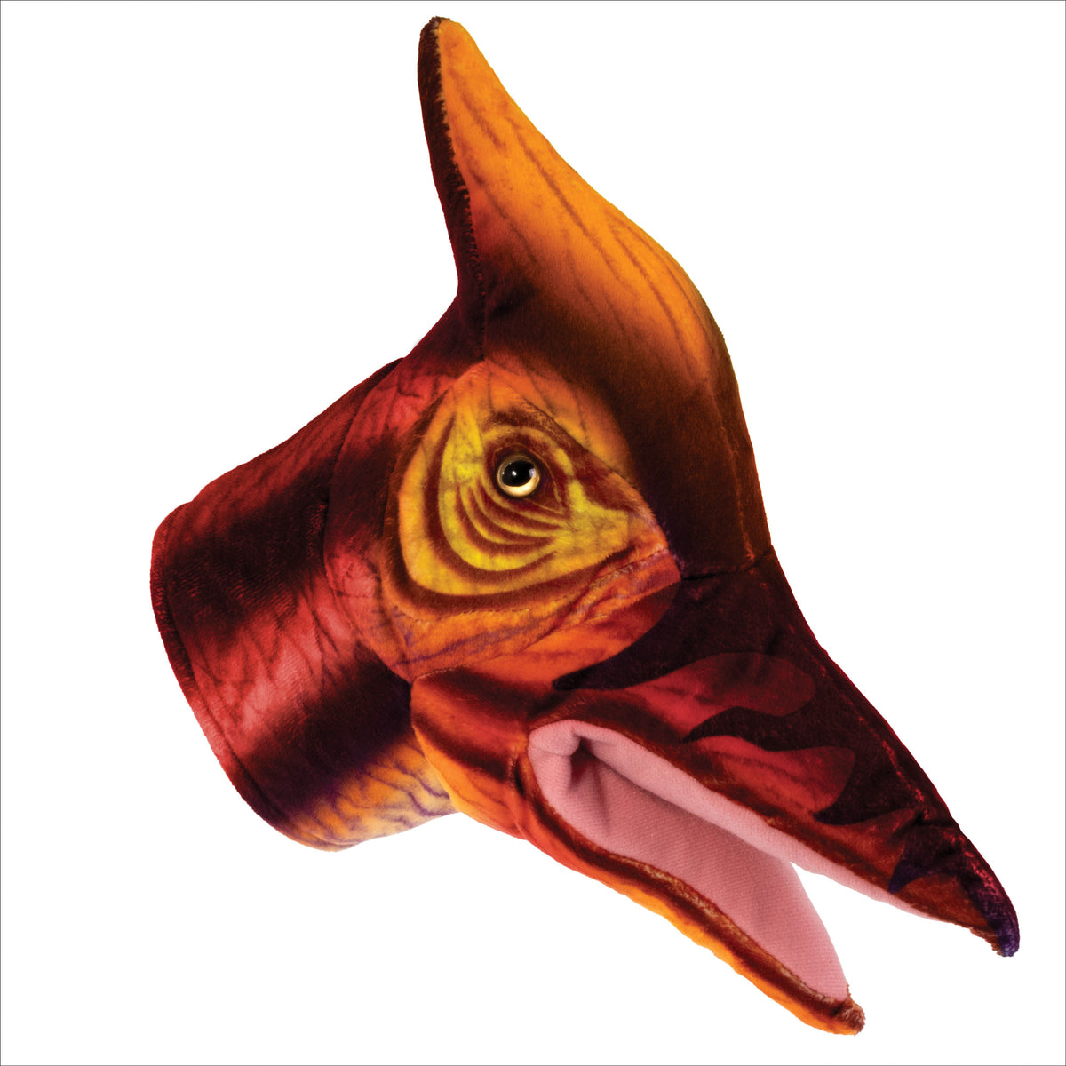 Real Planet™ Red Pterodactyl Hand Puppet Realistic Plush Stuffed Anima ...