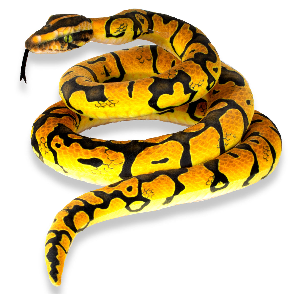 Real Planet™ Yellow Python Realistic Plush Stuffed Animal – Real Planet ...