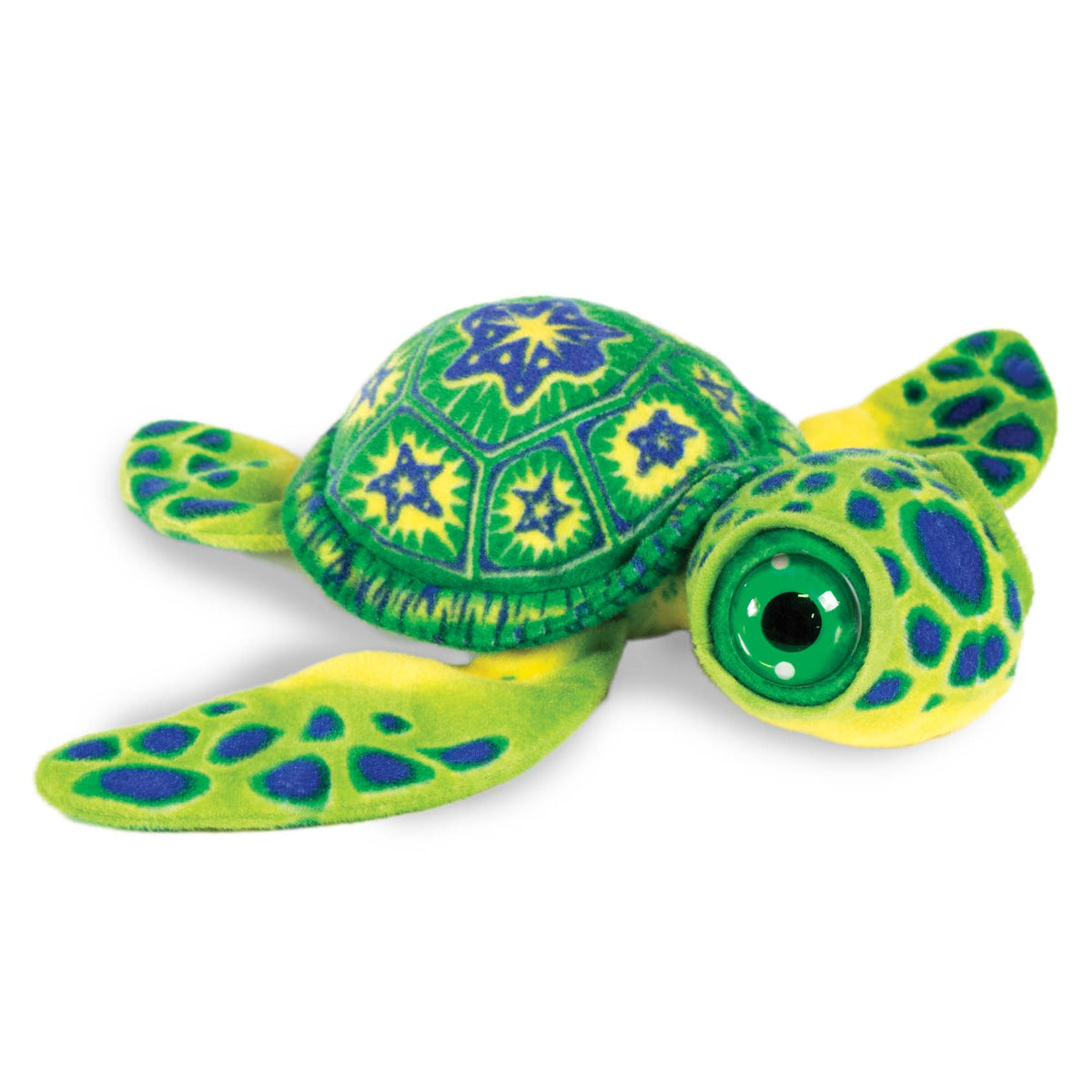 Real Planet™ Green Big Eyes Turtle Realistic Plush Stuffed Animal ...