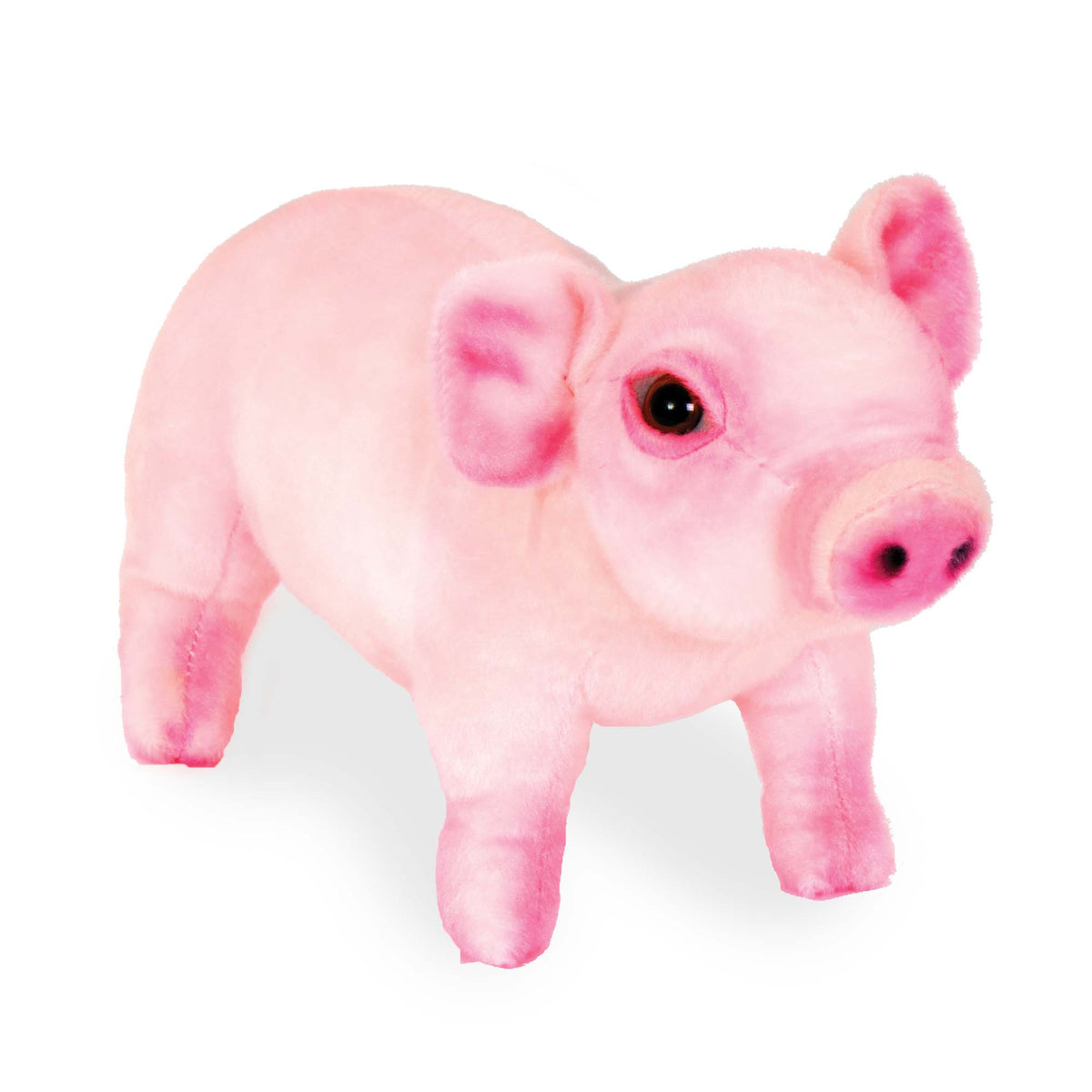 Real Planet™ Pink Piglet Realistic Plush Stuffed Animal – Real Planet™ Toys