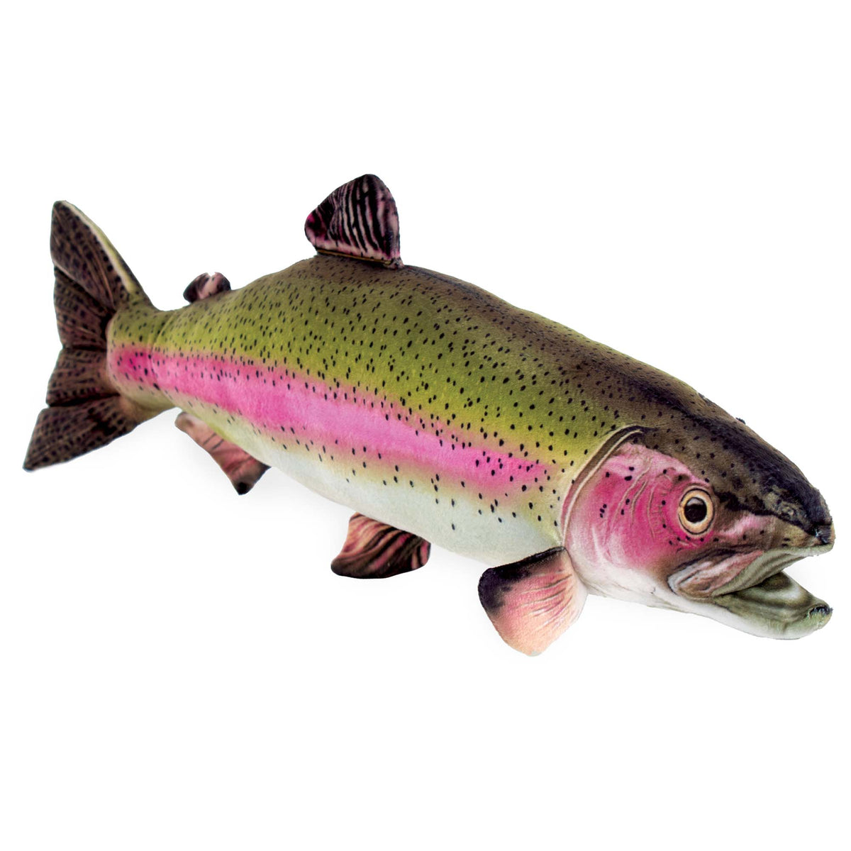 Real Planet™ Green Rainbow Trout Realistic Plush Stuffed Animal – Real ...