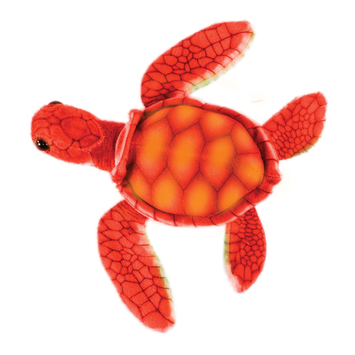 Real Planet™ Red Mini Sea Turtle Realistic Plush Stuffed Animal – Real ...