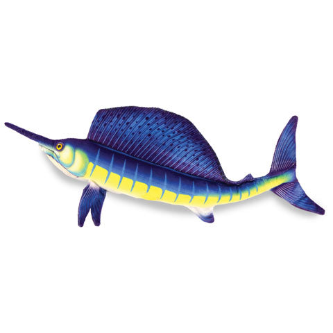 Real Planet™ Blue Sword Fish Realistic Plush Stuffed Animal – Real ...