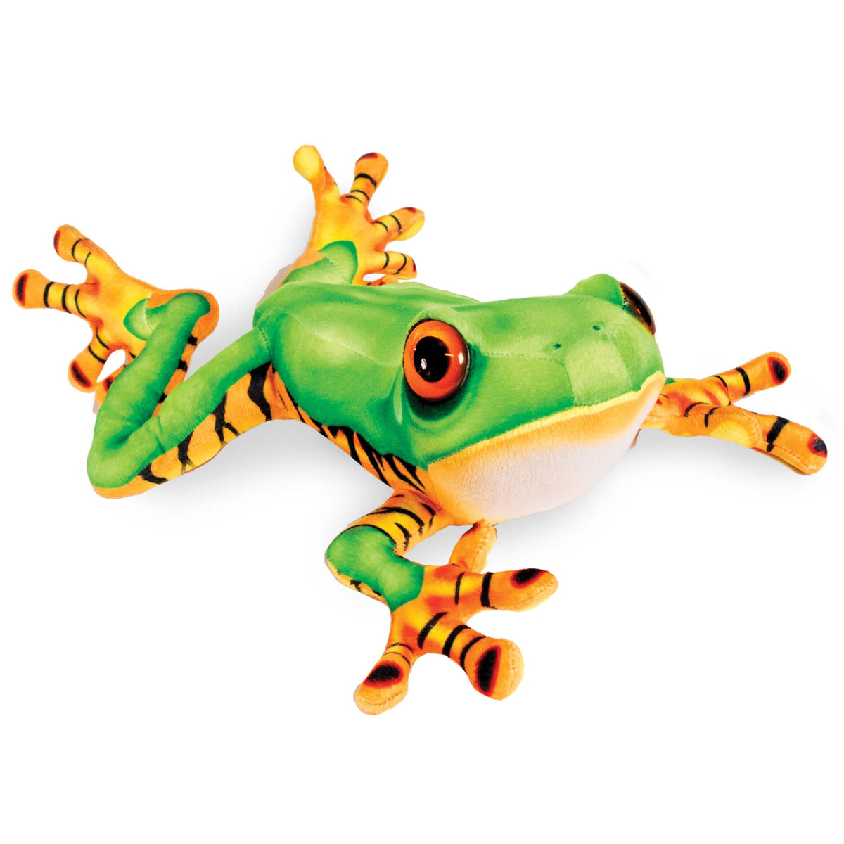 Real Planet™ Tiger-Legged Tree Frog Realistic Plush Stuffed Animal ...